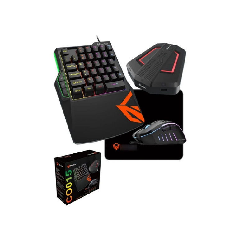 COMBO GAMER MEETION MT-CO015 4EN1 TECLADO SINGLE HAND MOUSE MOUSE PAD ...